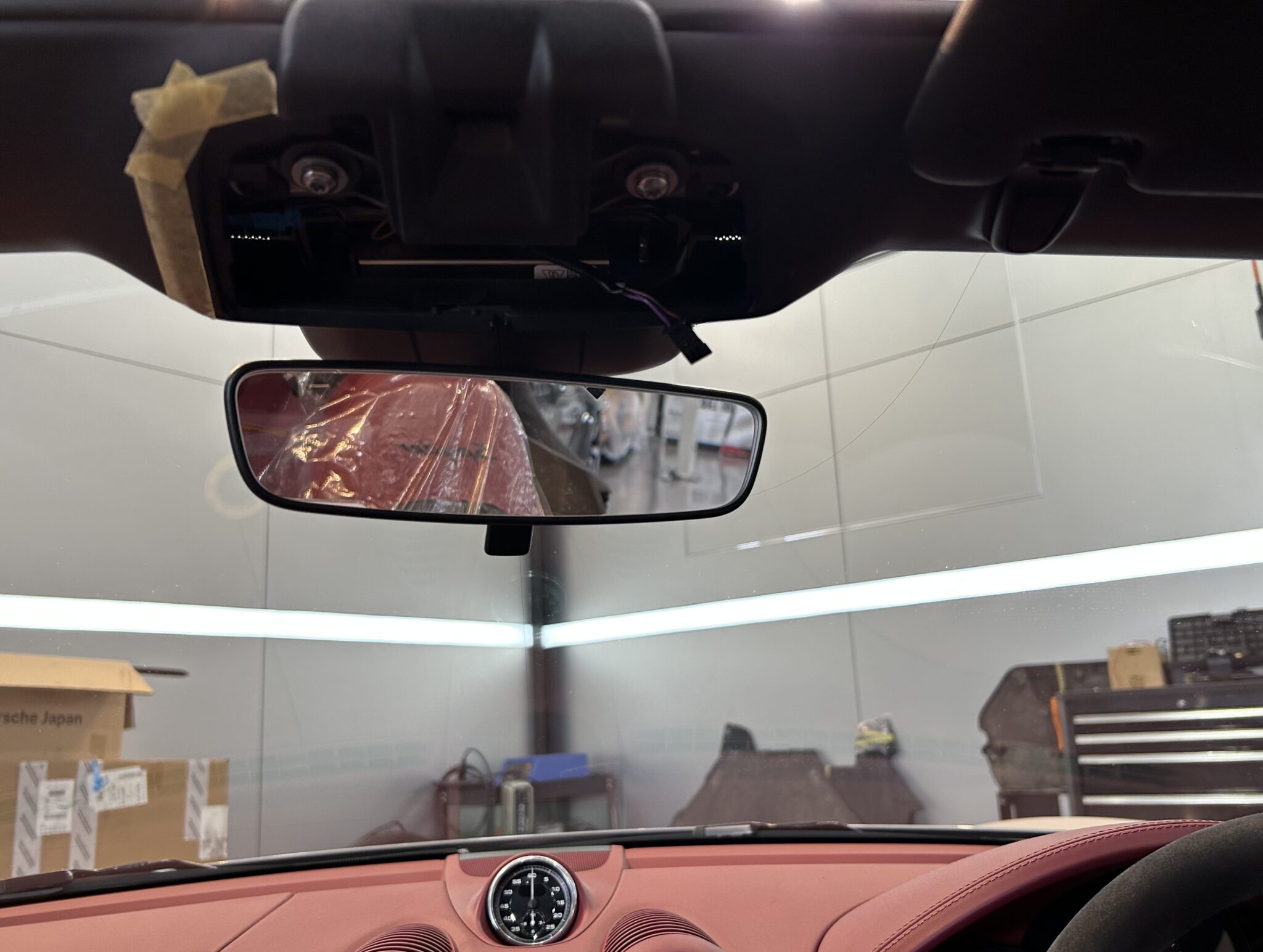 718スパイダーへドラレコ機能付きデジタルインナーミラー取付致しました！ | IBI LAB.（イビラボ）